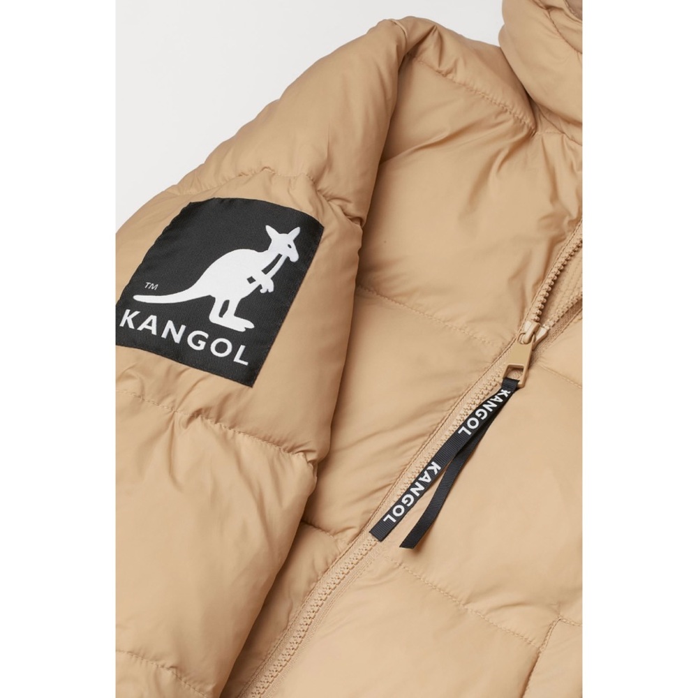 Kangol X H&M Long Puffer Coat - Gem